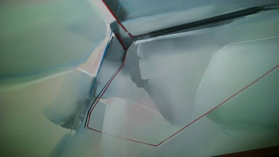 J Kugler Abstract Painting. Acrylic on Canvas. Large 46 X 55 - Etsy