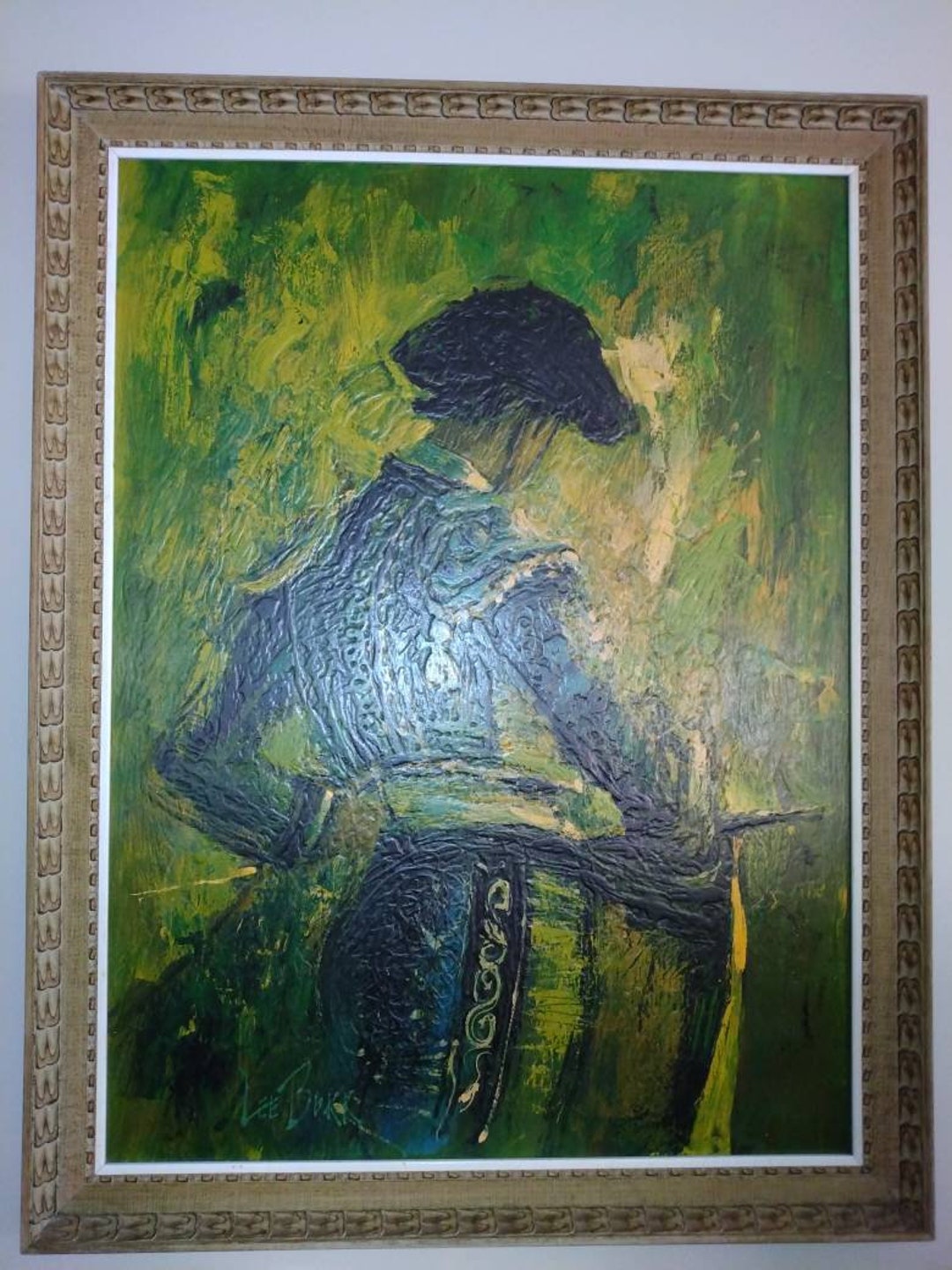 MCM Textured Matador Print by Lee Burr Large 44 X 35 Inches - Etsy