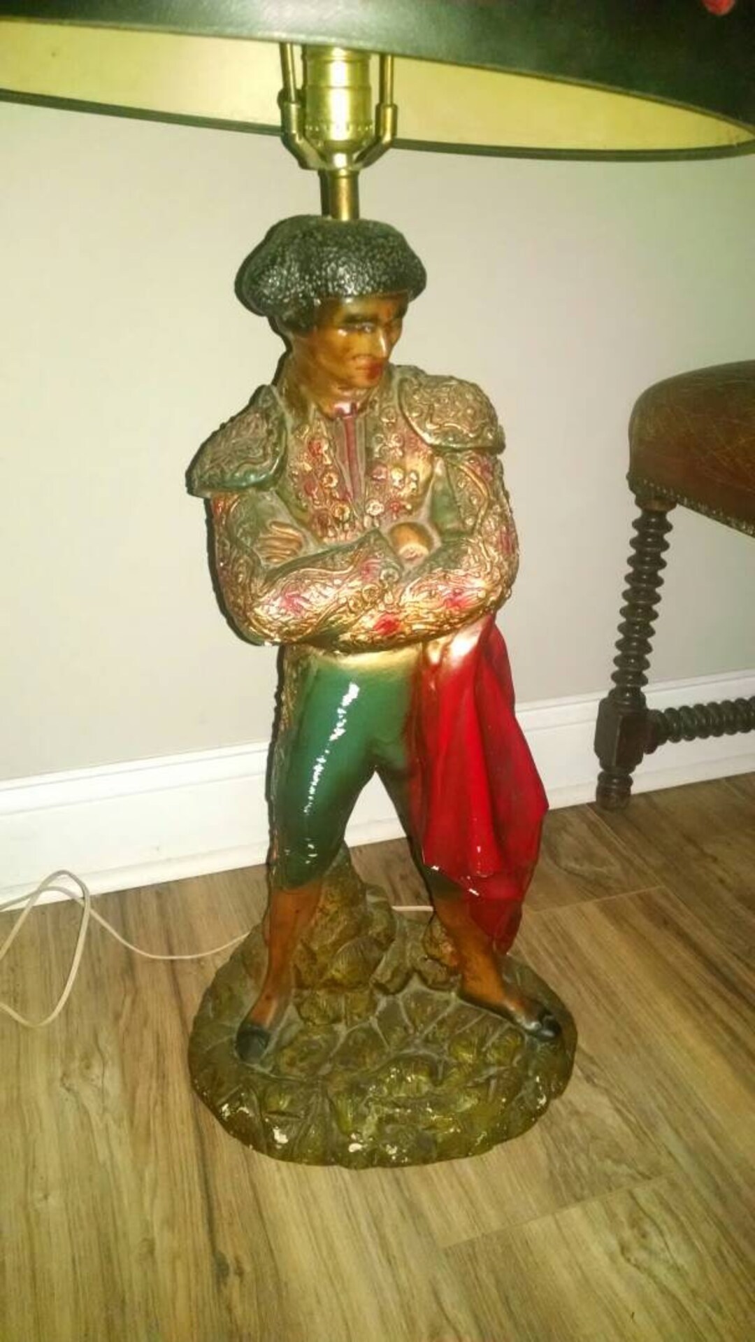 Mid Century Modern Matador Bullfighter Lamp With Spanish Inspired ...