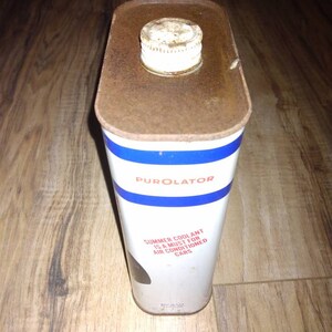 Vintage Purolator Summer Coolant Racing Formula Can Full Vintage Oil ...