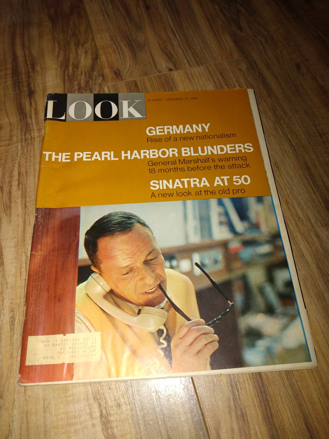 December 14, 1965 Look Magazine Featuring Frank Sinatra - Etsy