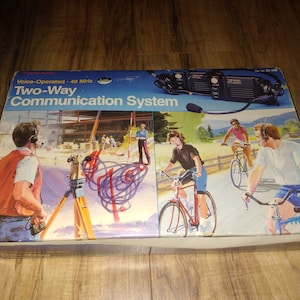 Vintage Realistic Two Way Communication System - Etsy