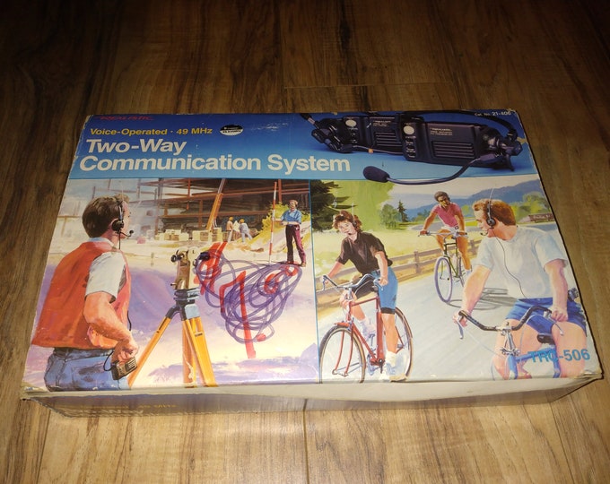Vintage Realistic Two Way Communication System - Etsy