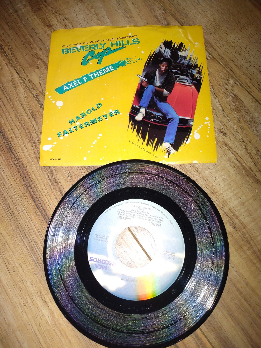 Beverly Hills Cop Axel F Theme 45 Record - Etsy