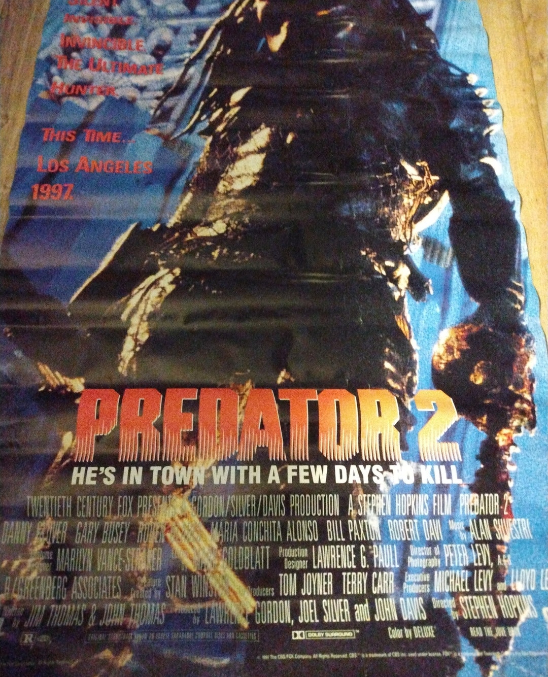 Predator 2 Original Movie Poster - Etsy