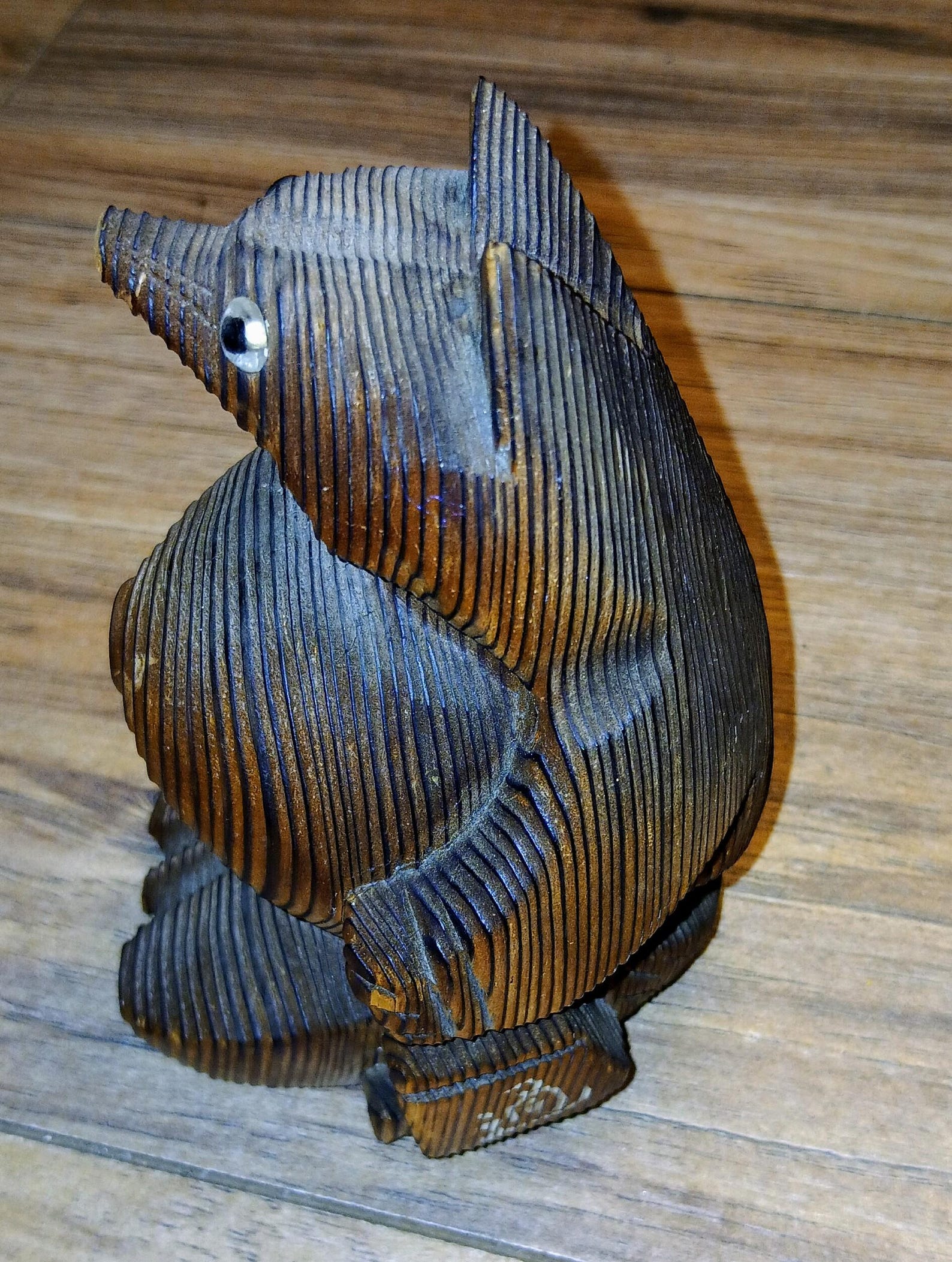 Vintage Cryptomeria Hand Carved Wood Tanuki Figurine - Etsy