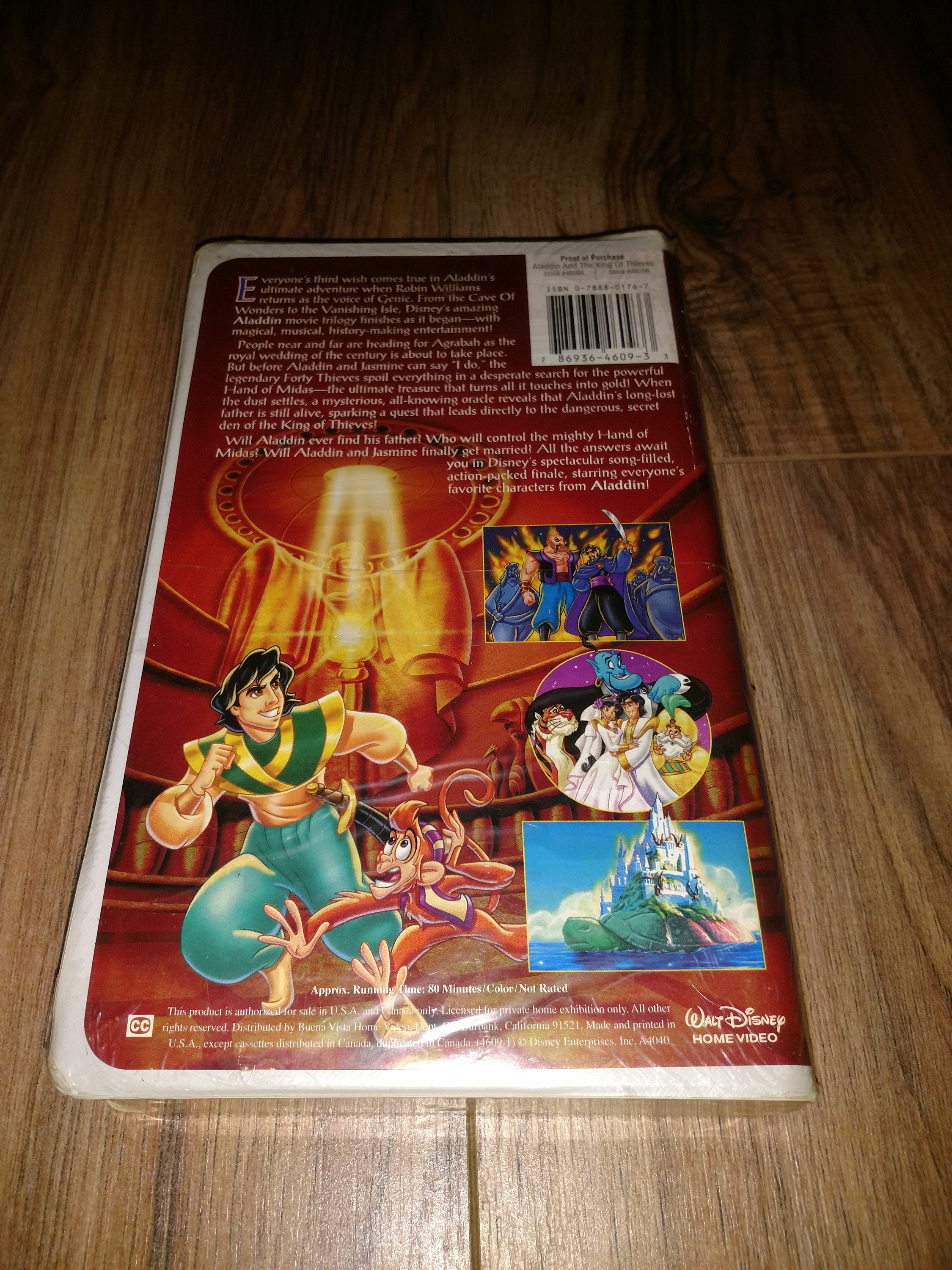 Aladdin And The King Of Thieves Vhs