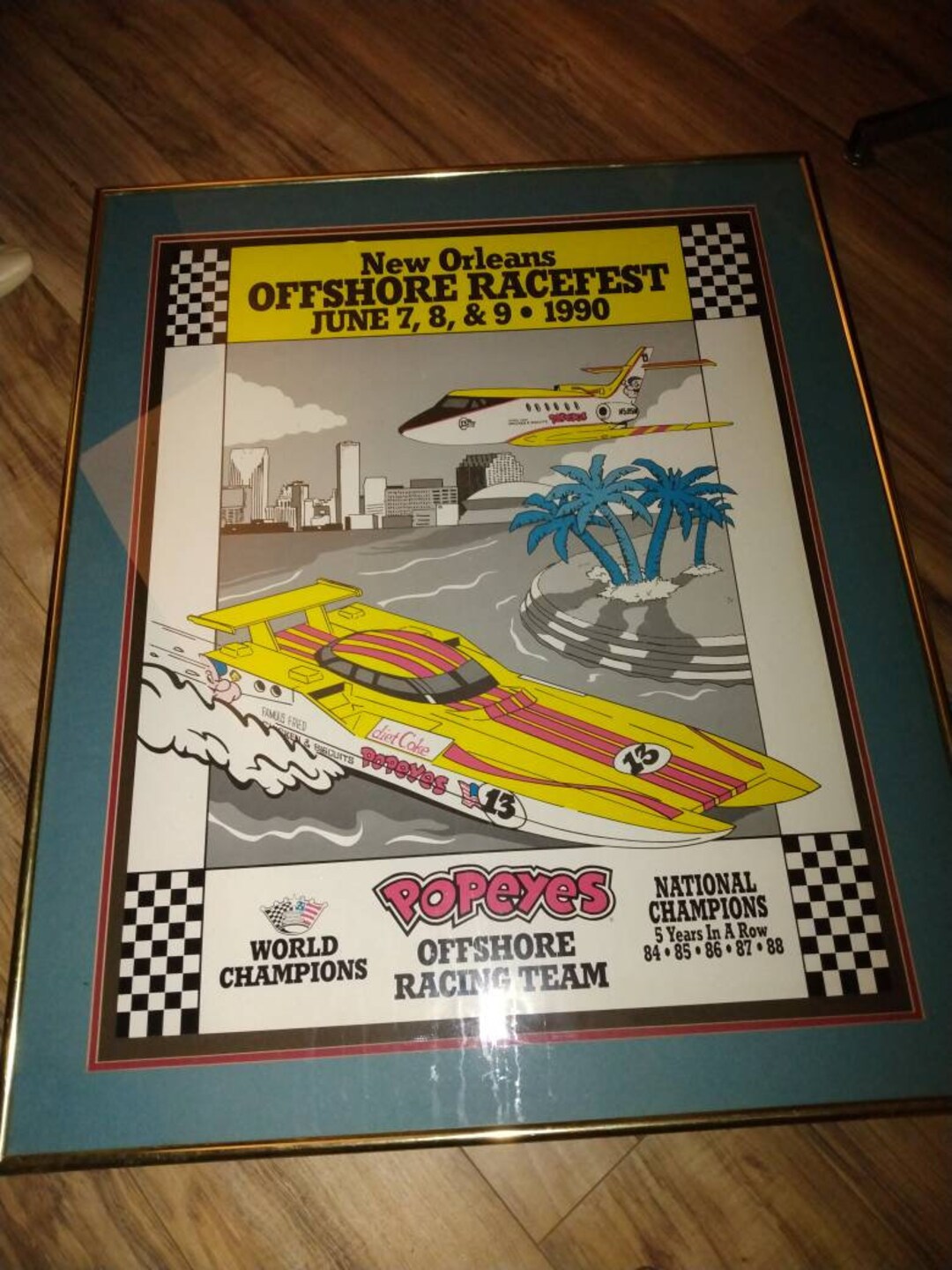 New Orleans Offshore Racefest June 7, 8, 9th 1990 Popeyes Offshore Race ...