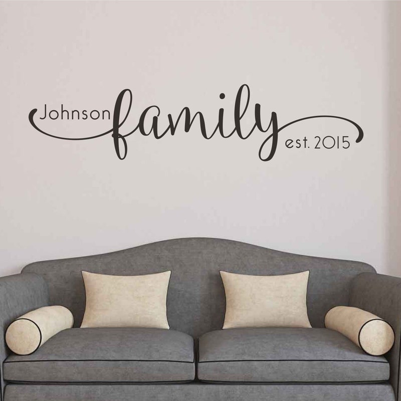 Family Wall Sticker - Etsy