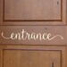 Entrance Door Decal Office Door Entrance Sticker Front Door - Etsy