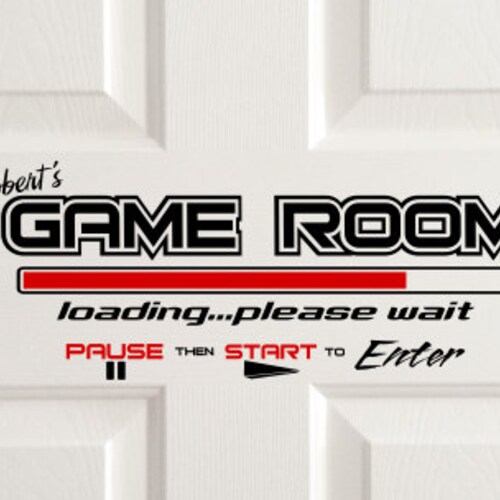 Gamer Wall Vinyl Decal Game Room Decal Video Game Wall Art - Etsy