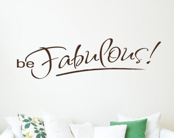 Be Amazing Wall Vinyl Decal Unique Inspirational Sticker | Etsy
