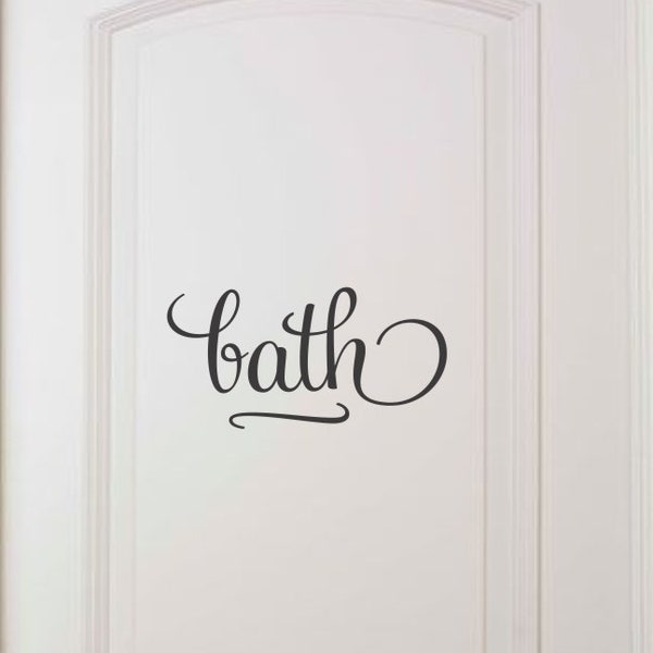 Bathroom Wall Decals - Etsy