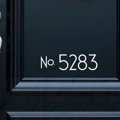 House Number Decal Street Address Sticker for Home - Etsy