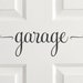 Garage Decal Door Sticker for Home, Entry Door Letters, Garage Entrance ...