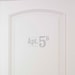 Apartment Number Decal, Room # Sticker for Home, House Door Number ...