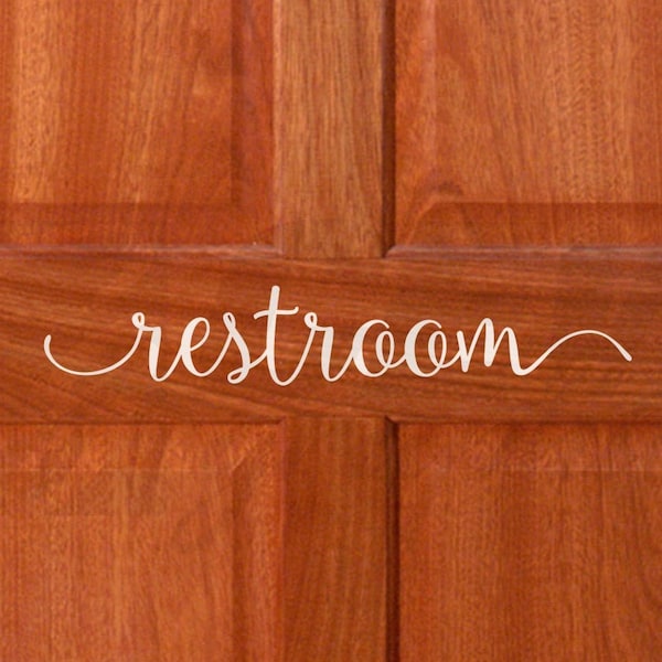 Bathroom Vinyl - Etsy