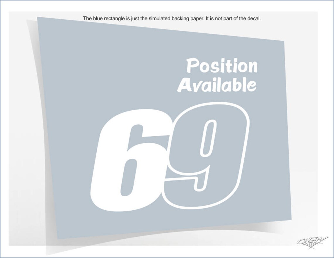 69 position available decal funny sex car sticker crude | Etsy