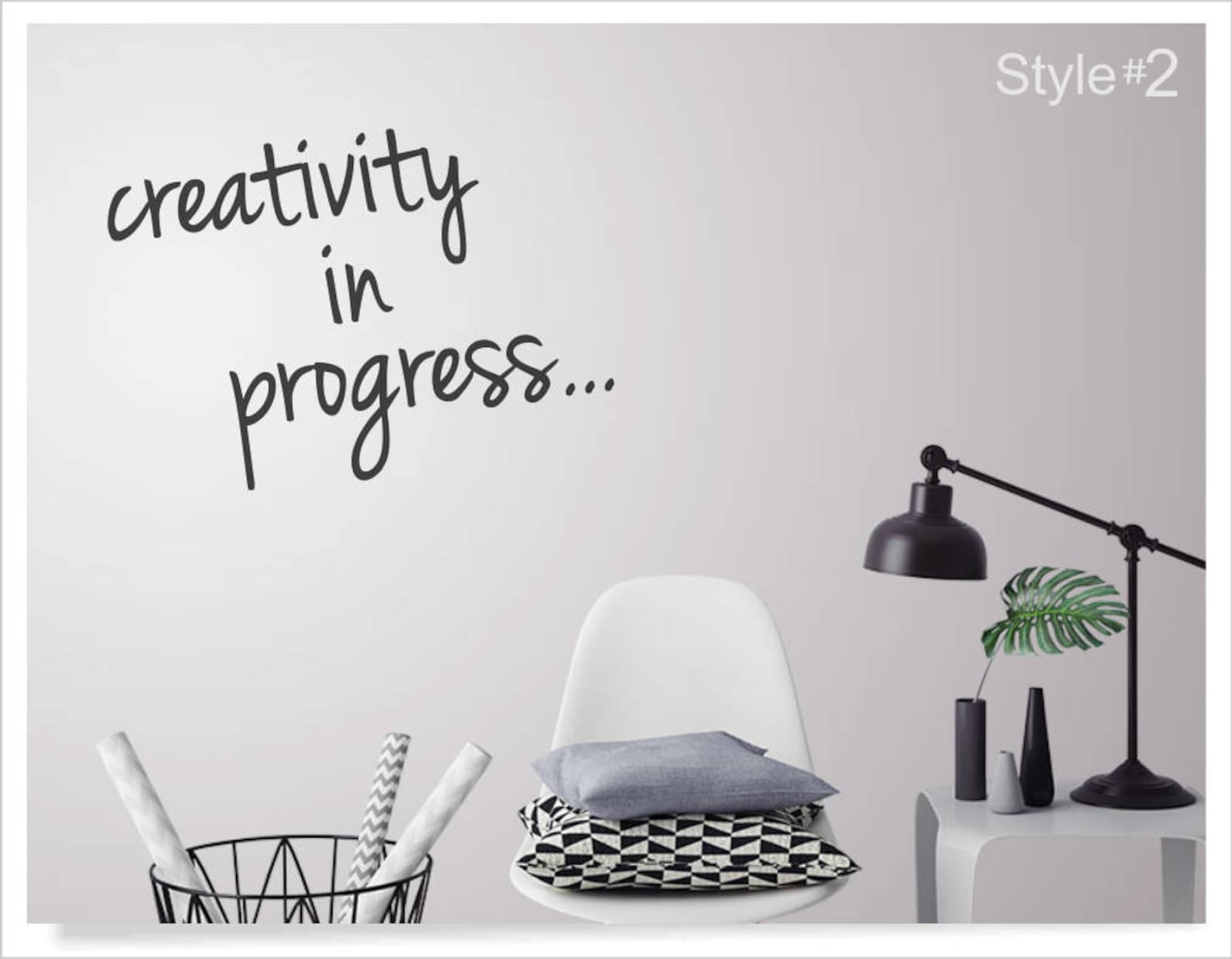 Creativity Wall Decal Inspiring Artistic Quote Art and Craft - Etsy