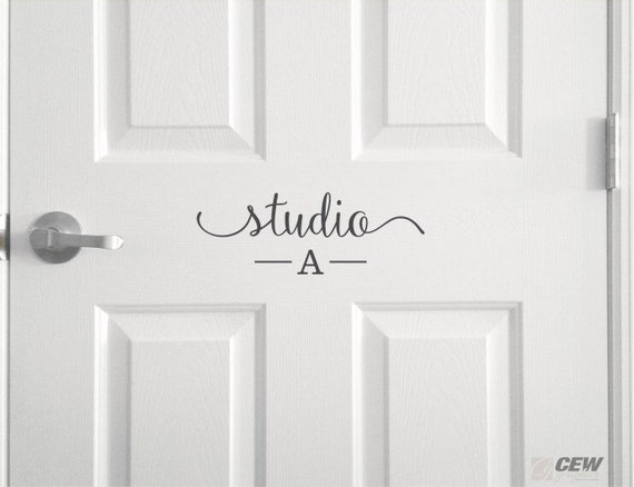 Studio Door Decal Dance School Vinyl Decal Dance Studio - Etsy