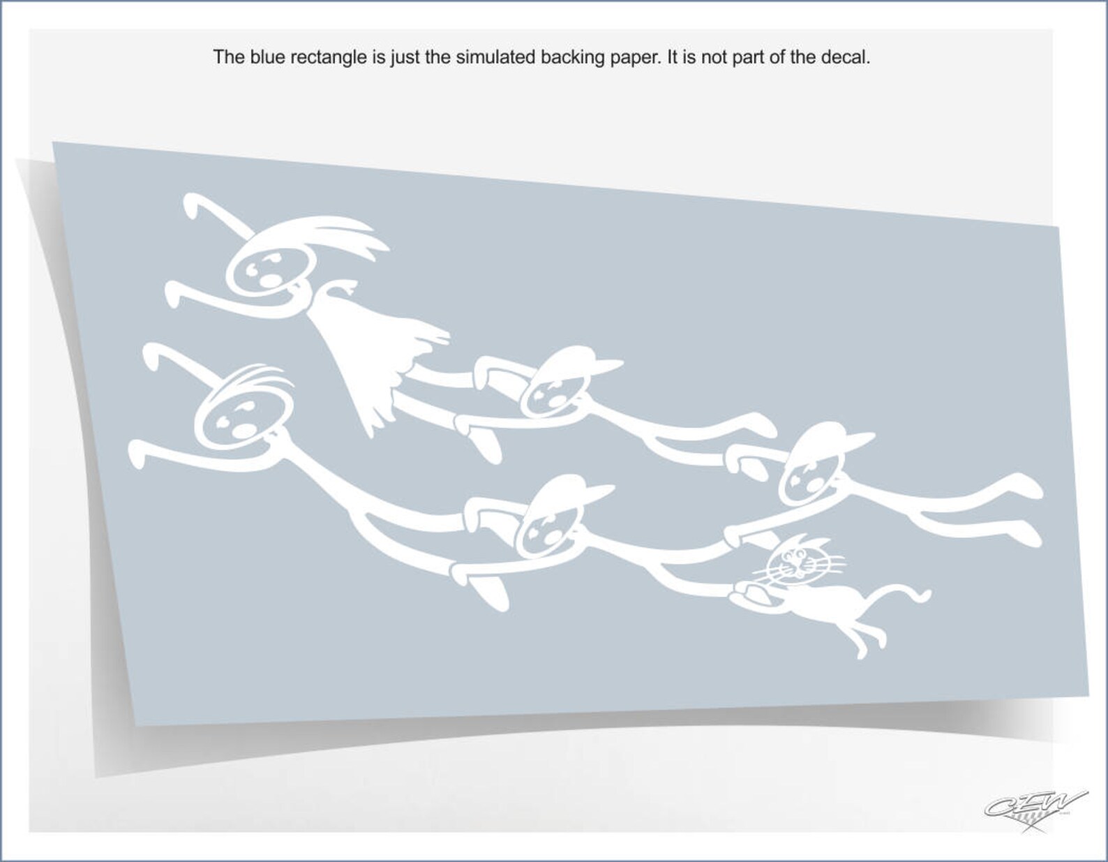 Stick Figure Family Decal Humor Funny Stick Family Car | Etsy