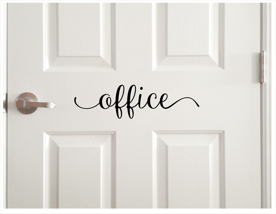 Office Door Decal Entryway Office Sticker Storefront - Etsy