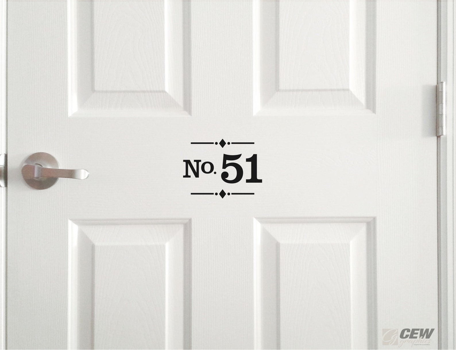 House Number Decal Door Number Decal Address Sticker for - Etsy