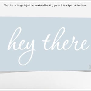 Hey There Door Decal, Front Door Welcome Sticker, Hey There Sticker ...