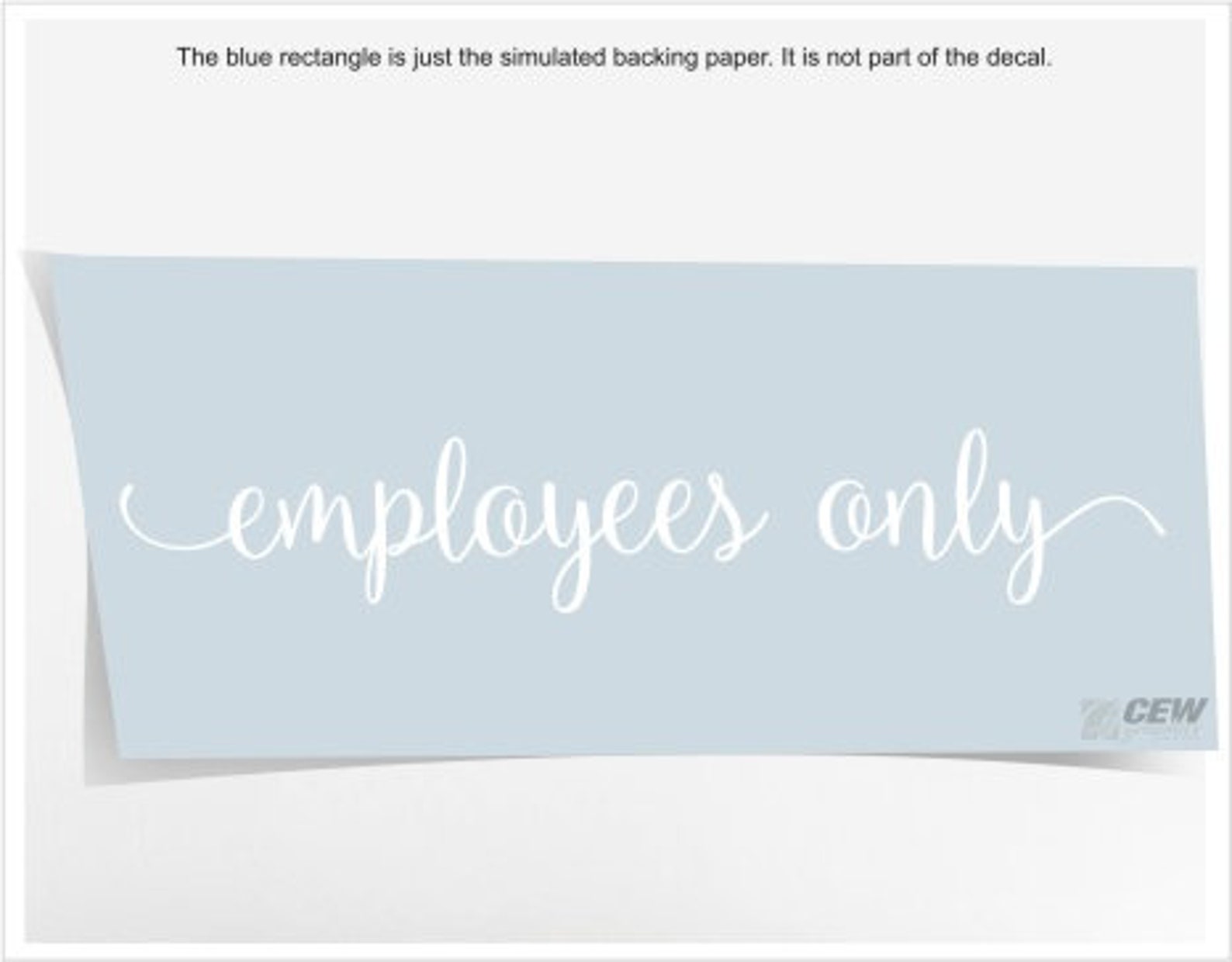 Employees Only Decal Office Door Sticker Door Label for - Etsy