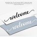 Welcome Door Decal Cute Welcome Sticker Greeting for Home - Etsy