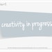 Creativity Wall Decal, Inspiring Artistic Quote, Art and Craft Room ...