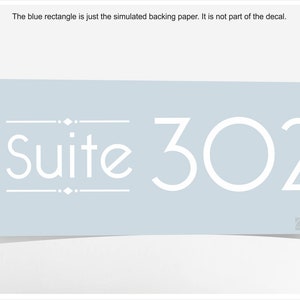 Building Suite Number Decal, # Sticker for Home or Business, Apartment ...