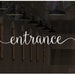 Entrance Door Decal Office Door Entrance Sticker Front Door - Etsy