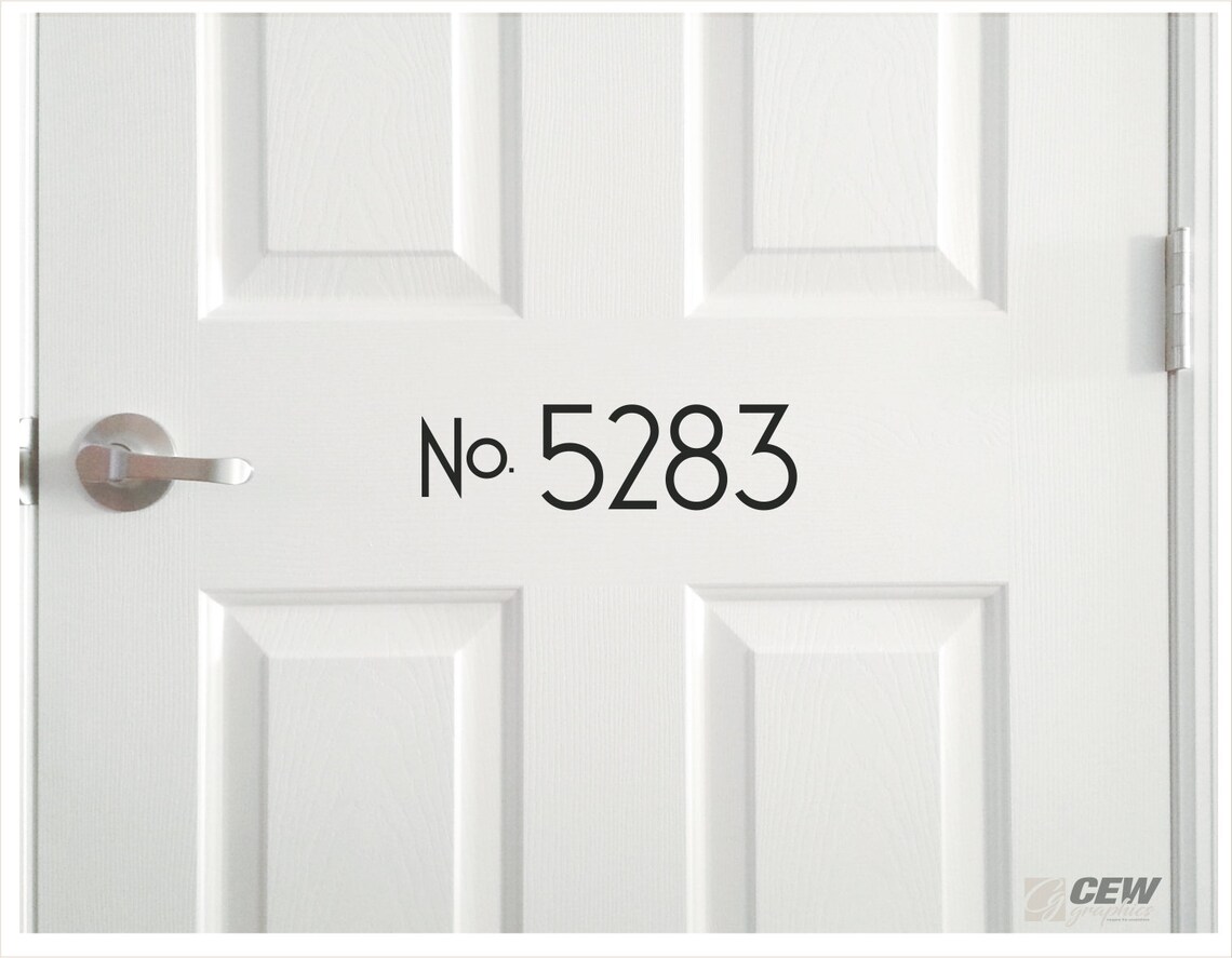 House Number Decal Street Address Sticker for Home | Etsy