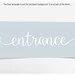 Entrance Door Decal Office Door Entrance Sticker Front Door - Etsy