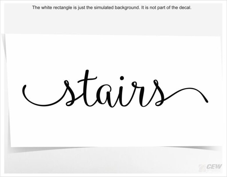 Stairs Decal, Stairwell Label Sticker, Staircase Vinyl Business Signage ...