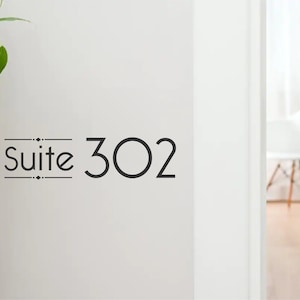 Building Suite Number Decal, # Sticker for Home or Business, Apartment ...