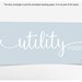 Utility Room Vinyl Decal, House Storage Room Door Sign, Air Bnb Room ...
