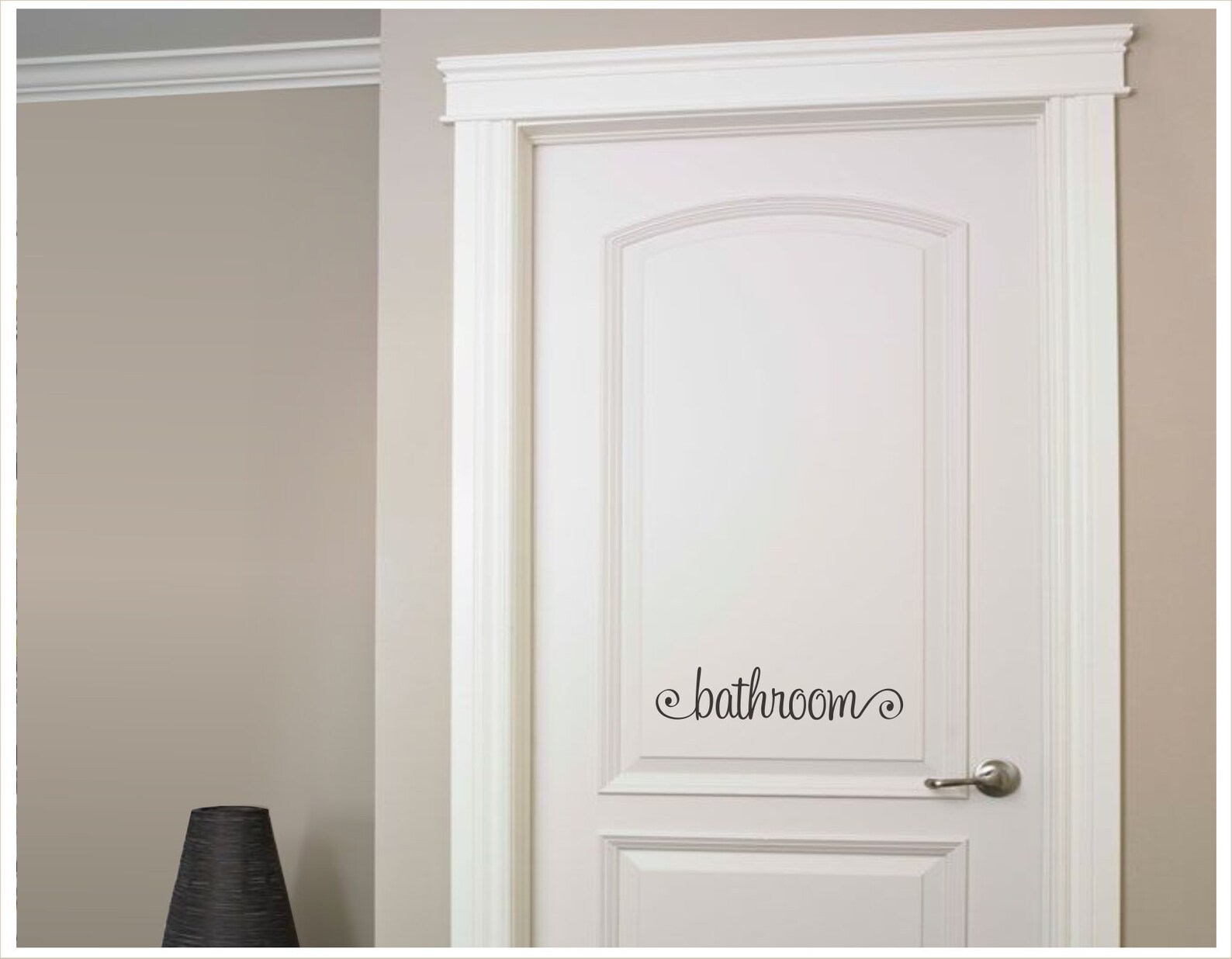 Bathroom Door Decal Washroom Vinyl Decal Bathroom Sticker - Etsy