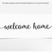 Welcome Home Decal, Front Door Welcome Sticker, Welcome Home Door ...