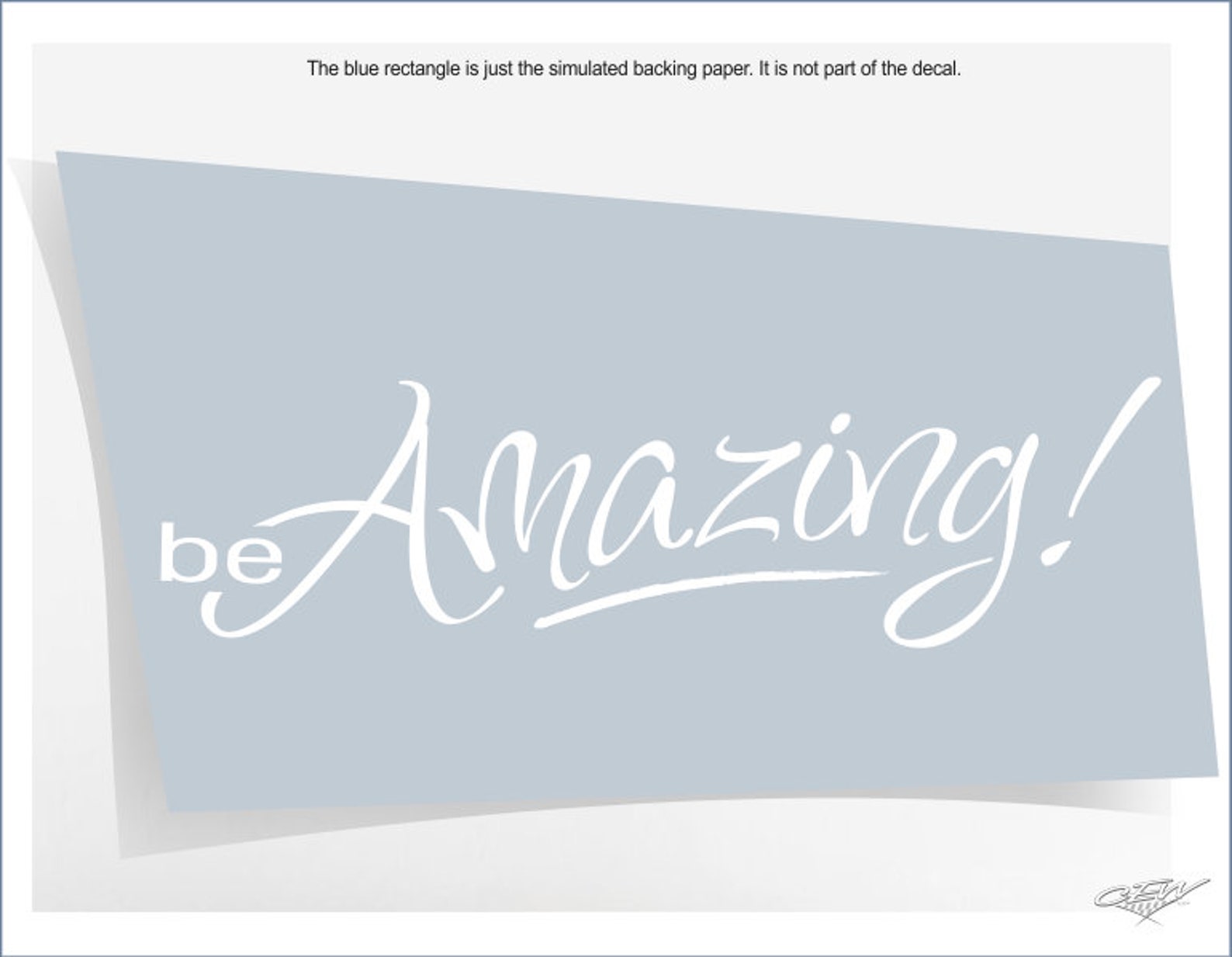 Be Amazing Wall Vinyl Decal Unique Inspirational Sticker | Etsy