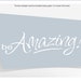 Be Amazing Wall Vinyl Decal, Unique Inspirational Sticker Quote ...