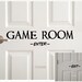 Game Room Door Vinyl Decal, Gamer Decal, Video Game Wall Art, Video ...