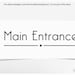 Main Entrance Decal, Office Building Door Sticker, Front Lobby Greeting ...