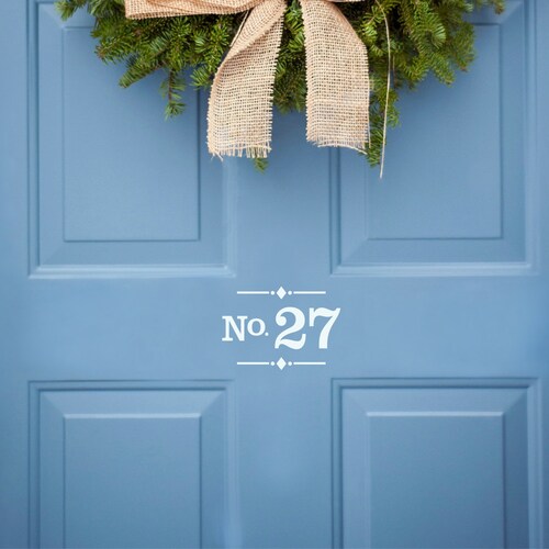 House Number Decal Door Number Decal Address Sticker for - Etsy