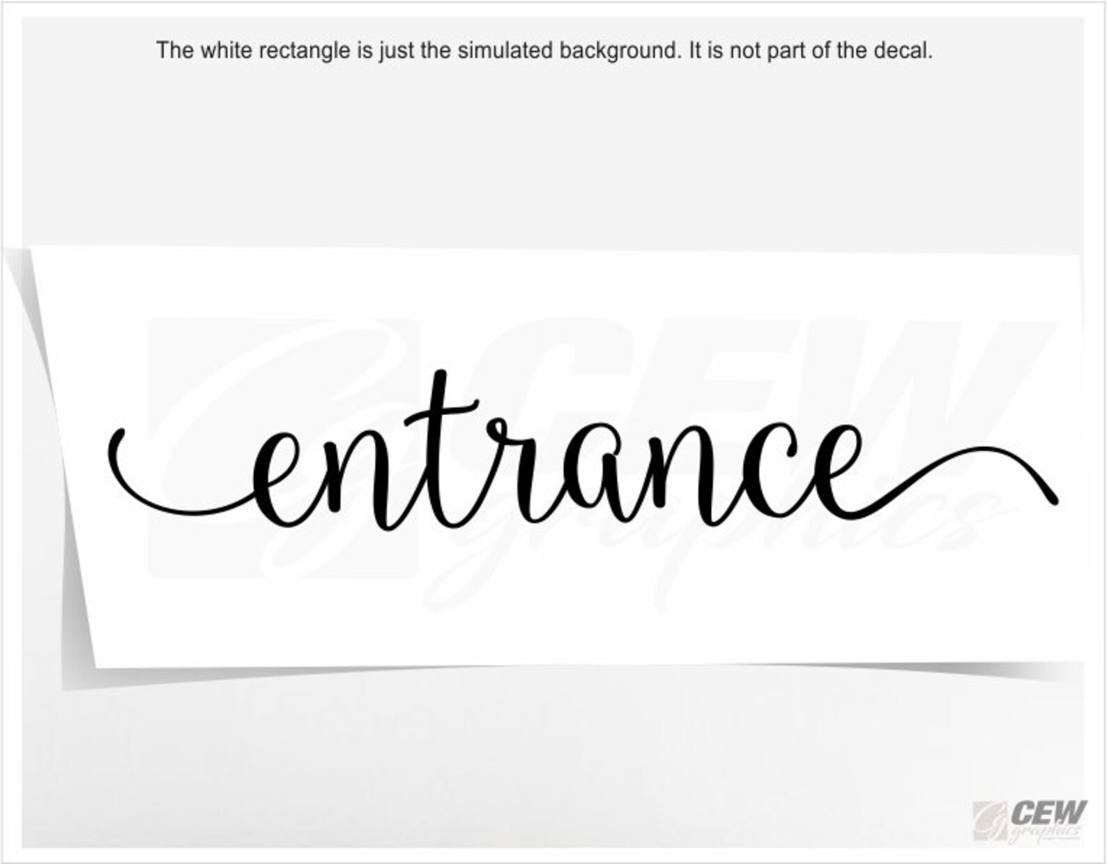 Entrance Door Decal Office Door Entrance Sticker Front Door - Etsy