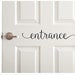 Entrance Door Decal Office Door Entrance Sticker Front Door - Etsy