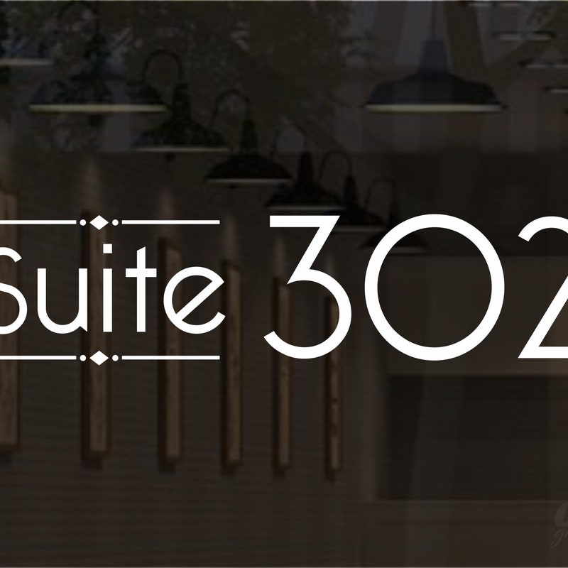 Suite Room Number Sign - Etsy