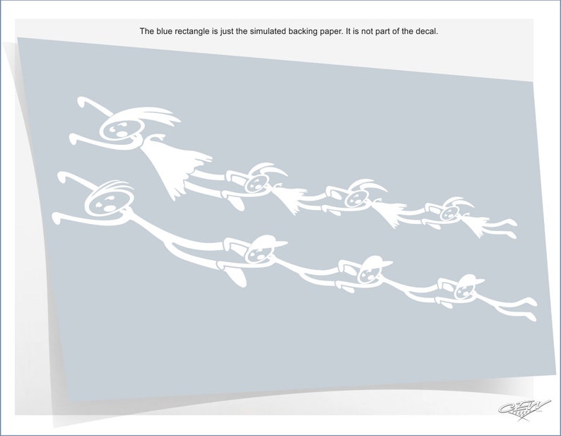 Funny Stick Figure Family Decal Unique Family Car Window | Etsy