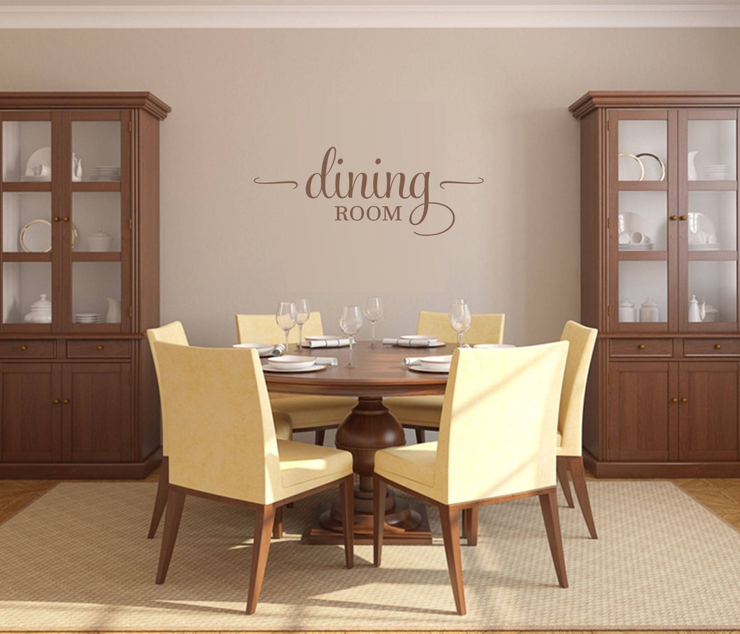 Dining Room Decal Decor, Dining Nook Decal Graphic, Dining Area Door ...